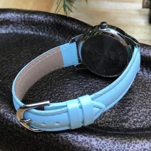 BWC | Accessories | Bwc Baby Blue Sparkly Face Watch | Poshmark